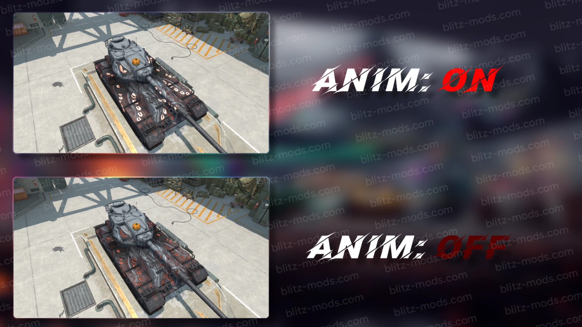 Download mod [WG] FV215b Animated Legendary skin for WoTBlitz