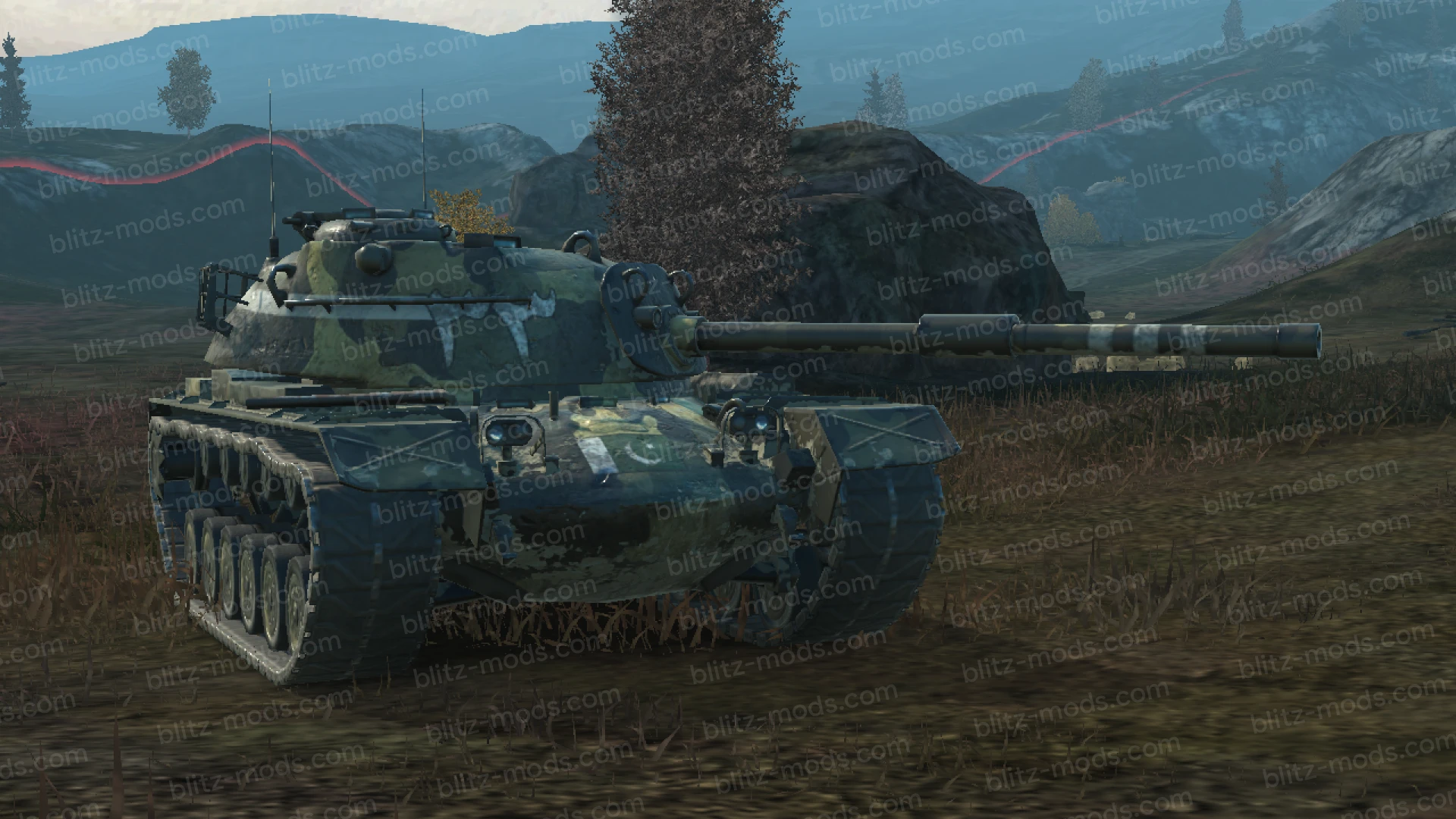 Download mod M48 patton [11 Cavalry Pakistan] for WoTBlitz