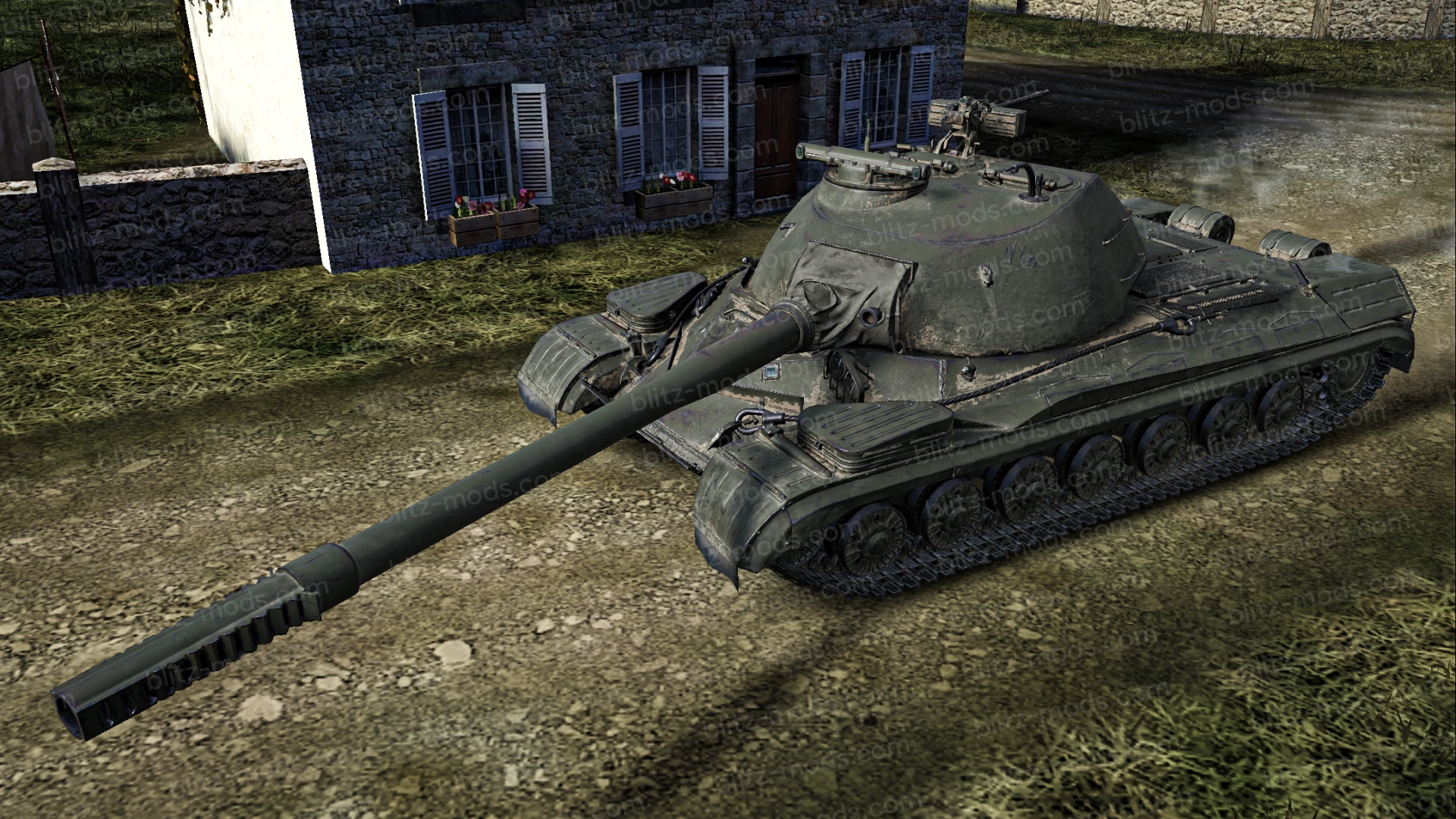 Download mod Remodeling IS-8 "Object 268 Version V" for WoTBlitz