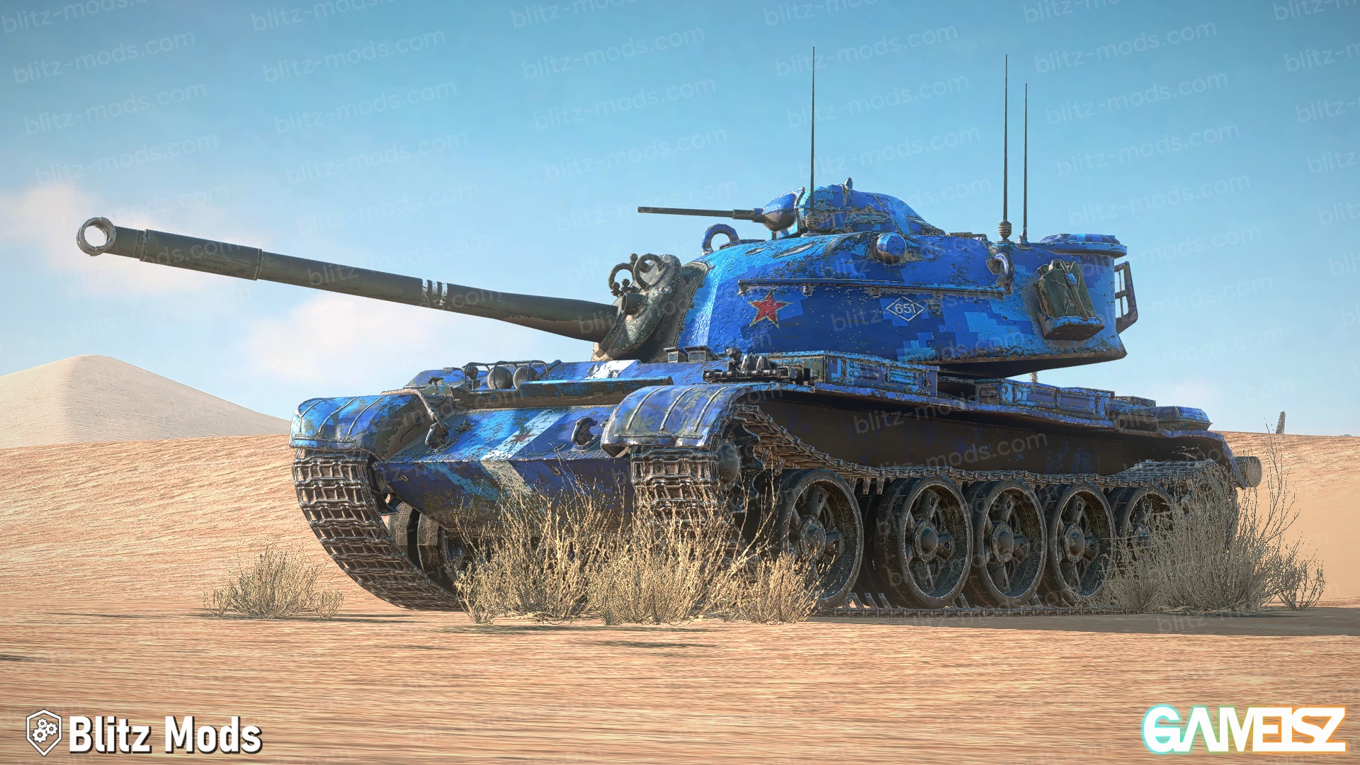 Download mod Remodeling 59-Patton for WoTBlitz