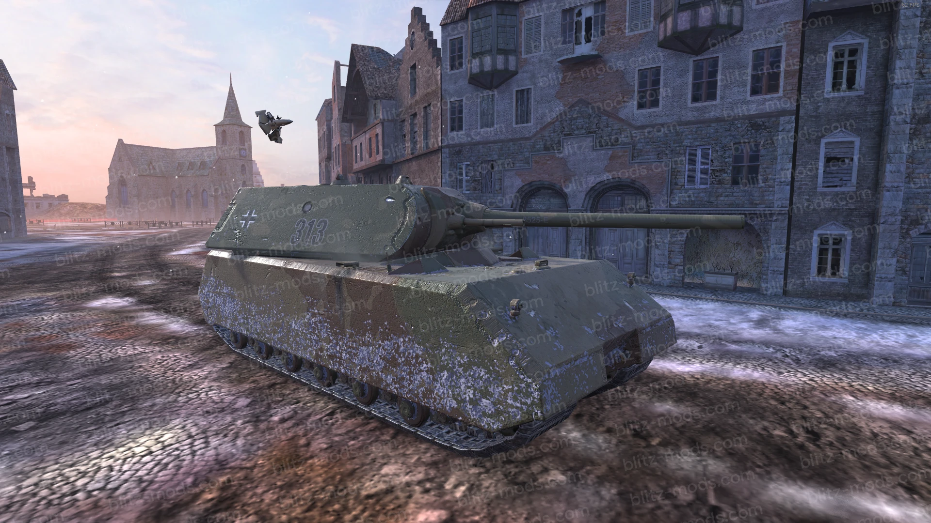 Download mod Camouflage Maus 313 by Jeh0Ke for WoTBlitz