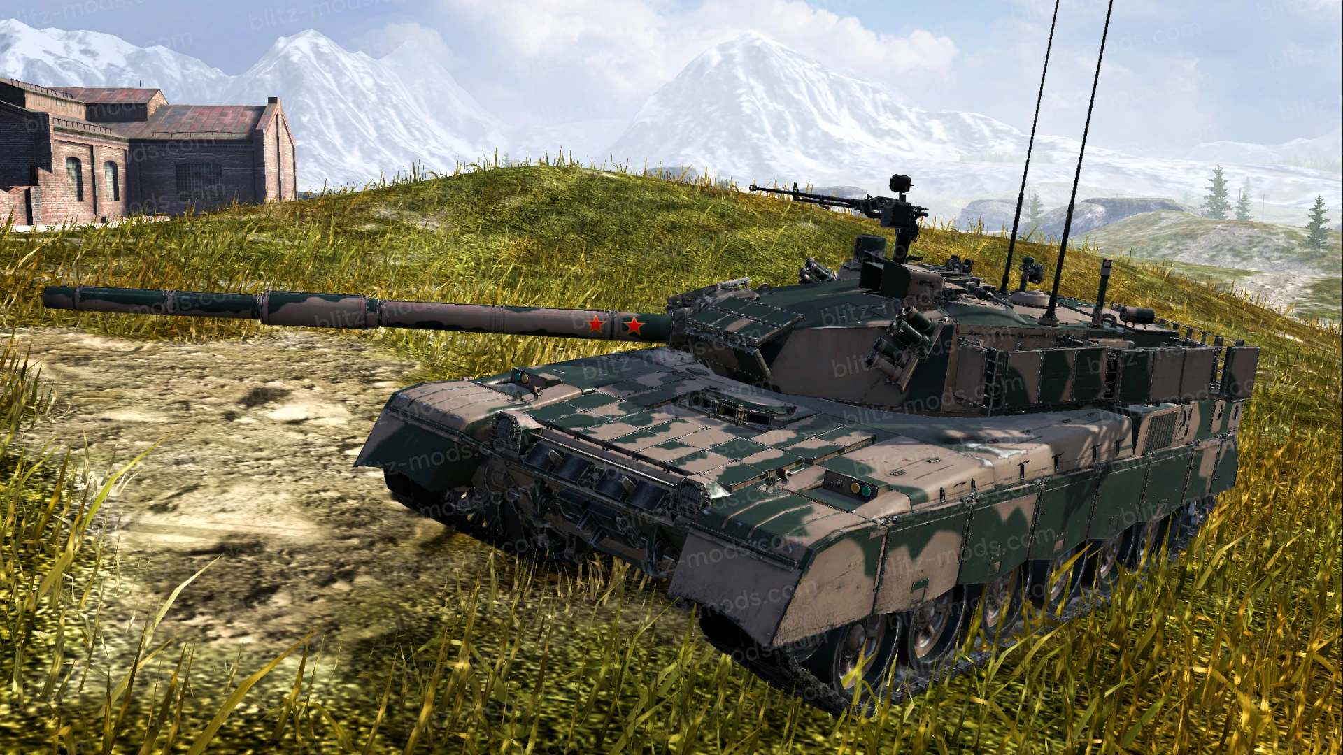 Download mod Remodeling 121B "Al-Khalid" for WoTBlitz