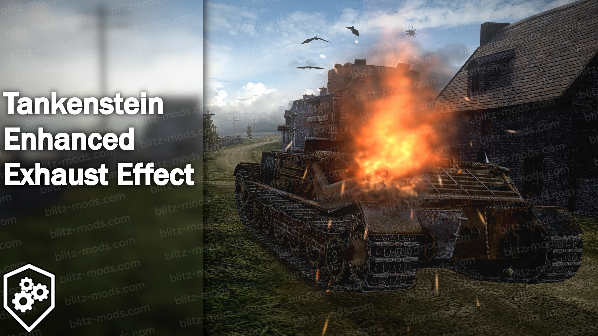 Download mod Enhanced Exhaust Effect for Tankenstein for WoTBlitz