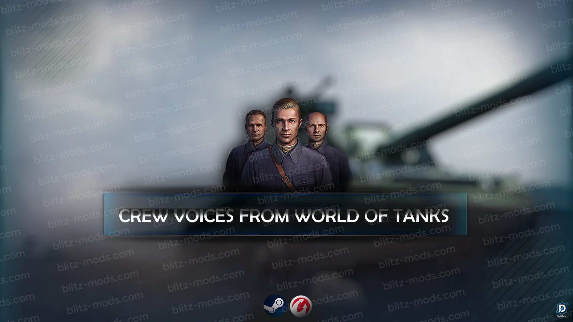 Download mod Male crew voices from World of Tanks for WoTBlitz