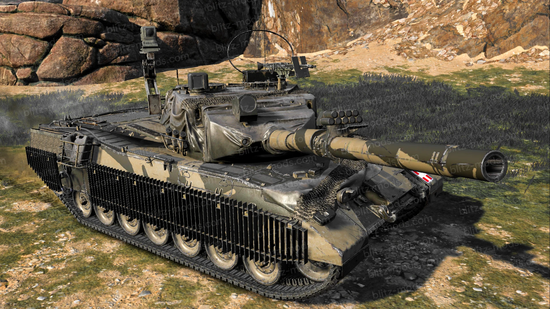 Download mod Remodeling CC Lion "Aqua gateau" for WoTBlitz